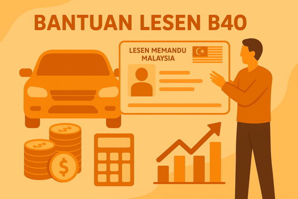 Bantuan Lesen B40 Terkini 2025: Cara Mohon, Daftar & Semakan Terkini
